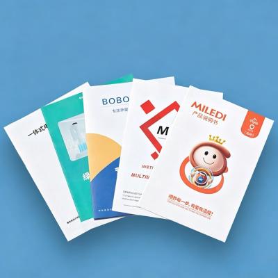 China Corporate Brochure And Product Catalog Booklet With Saddle Stitch Binding for sale