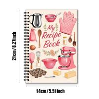 China Recipe Book And Kitchen Journal With Wire-O Binding For Baking Lovers for sale