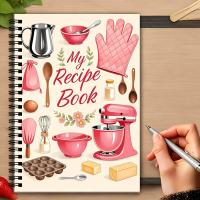 China Recipe Book And Kitchen Journal With Wire-O Binding For Baking Lovers for sale