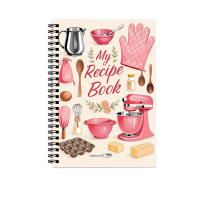 China Recipe Book And Kitchen Journal With Wire-O Binding For Baking Lovers for sale