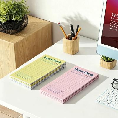 China NCR Paper Restaurant Guest Check Pads With Sequential Numbering For Food Service for sale