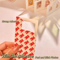 China Accordion Fold Shadow Photo Album With Window Frame Panels And 3M Adhesive for sale