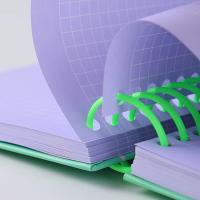 China Hardcover Wire-O Spiral Notebooks With Colored Coil And Lined Inner Pages for sale