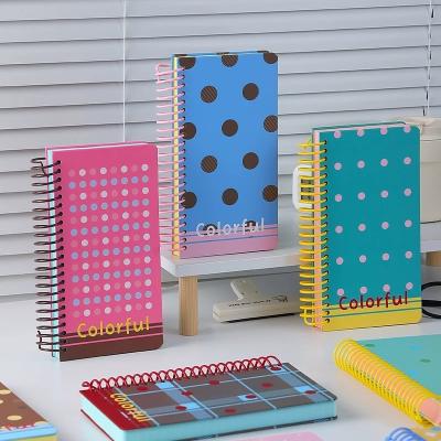 China Hardcover Wire-O Spiral Notebooks With Colored Coil And Lined Inner Pages for sale