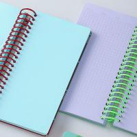 China Hardcover Wire-O Spiral Notebooks With Colored Coil And Lined Inner Pages for sale