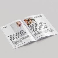 China Saddle Stitched Paper Brochures With Coated Art Paper For Corporate Marketing for sale