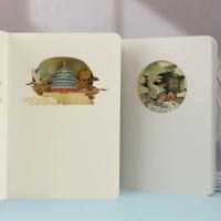 China Hardcover 3D Laser Cut Paper Carving Notebooks For Cultural Souvenirs for sale