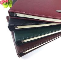 China Leather Cover DIY Scrapbook Photo Album With Large Capacity For Weddings for sale
