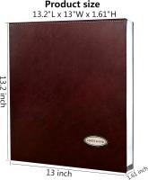 China Leather Cover DIY Scrapbook Photo Album With Large Capacity For Weddings for sale