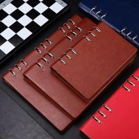 China PU Leather Loose-Leaf Ring Binder Notebook Diary With Metal Mechanism for sale