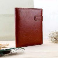 China Hardcover Notebook Diary With Magnetic Closure Clasp And PU Leather Cover for sale