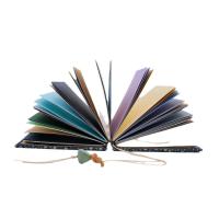 China Handmade Coptic Bound Journal With Decorative Beads For Creative Scrapbooking for sale