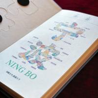China Stamp Collection Book With Magnetic Refrigerator Magnets For Souvenirs for sale