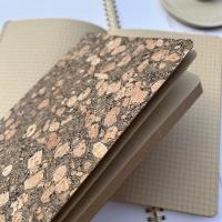 China Eco-Friendly Spliced Coffee Ground Cork Notebook With Custom Logo for sale