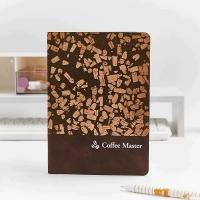 China Eco-Friendly Spliced Coffee Ground Cork Notebook With Custom Logo for sale