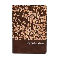 China Eco-Friendly Spliced Coffee Ground Cork Notebook With Custom Logo for sale