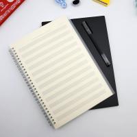 China Staff Paper Spiral Notebook With Frosted Cover For Music Composition for sale