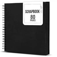 China Scrapbook Photo Album With Spiral Binding And Kraft Paper For DIY Memory for sale