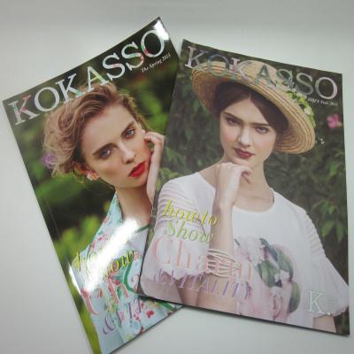 China Custom Printed Fashion Catalogs And Brand Lookbooks With Offset Printing for sale