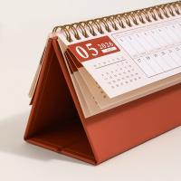 China Monthly Desktop Calendar 2026 Stand Up Schedule Notebook For Office Desk for sale