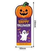 China Halloween Theme Packaging Sealing Labels With Cute Spooky Designs For Boxes for sale