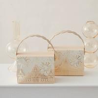 China Castle Gift Boxes With Scalloped Handles For Wedding Favors And Events for sale