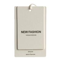 China Minimalist Layered Paper Hang Tags With String For Apparel Branding for sale
