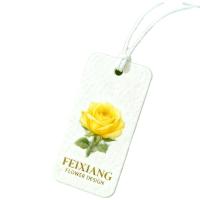 China Absorbent Paper Air Freshener Cards With Floral Print For Car And Home for sale