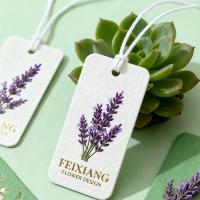 China Absorbent Paper Air Freshener Cards With Floral Print For Car And Home for sale
