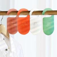China Wardrobe Fragrance Cards Hanger Scented Paper Air Freshener For Closet for sale