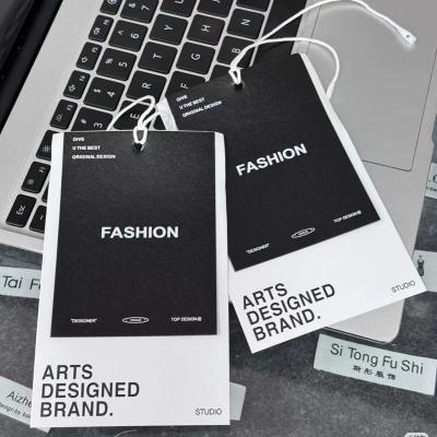 China Hang Tags With String Fastener For Apparel And Retail Brand Labeling for sale