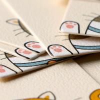 China Double Layer Cartoon Hang Tags With String For Kids Clothing And Toys for sale