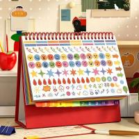 China Desk Calendar 2027 With Index Tabs And Planner Stickers For Office Planning for sale