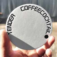 China Absorbent Paper Drink Coasters With Custom Print For Bar And Cafe Branding for sale