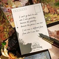 China Decorative Postcards With Vintage Storybook Illustration And Display Box for sale