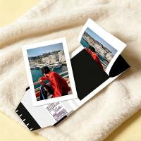 China Tear-Away Polaroid-Style Photo Cards With Custom Graphic Printing for sale