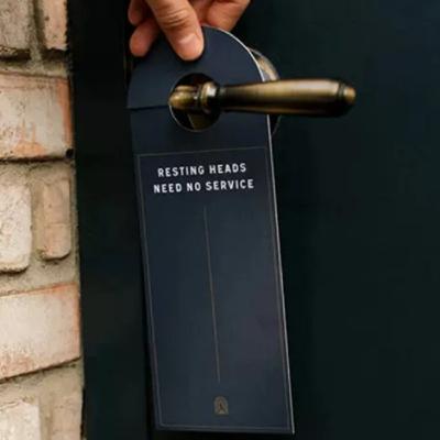 China Hotel Door Hanger Signs With Double-Sided Printing For Room Service for sale