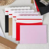 China Decorative Scalloped Flap Peel And Seal Paper Envelopes For Greeting Cards for sale