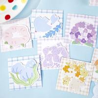 China Scented Greeting Card Set With Die-Cut Floral Cards And Envelopes for sale