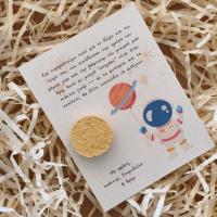 China Custom Plantable Seed Paper Shapes With Printed Backing Cards For Eco Events for sale