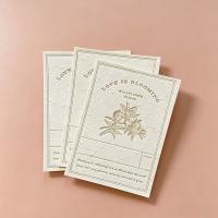 China Plantable Seed Paper Greeting Cards With Wildflower Blend And Letterpress for sale