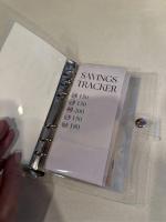 China Savings Challenge Calendar Binder With 6-Ring Mechanism For Cash Budgeting for sale