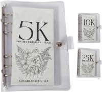 China Savings Challenge Calendar Binder With 6-Ring Mechanism For Cash Budgeting for sale