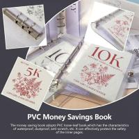 China Savings Challenge Calendar Binder With 6-Ring Mechanism For Cash Budgeting for sale