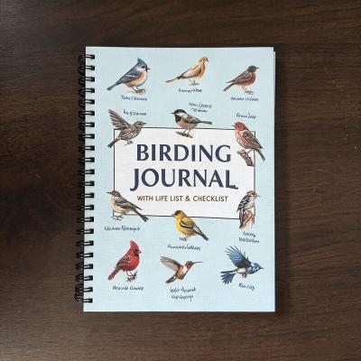 China Bird Watching Log Book With Wire-O Binding For Wildlife Observation for sale