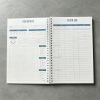 China Fishing Catch Log Book With Durable Stone Paper Pages And Wire-O Binding for sale