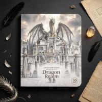China Gothic Dark Fantasy Coloring Book Custom For Adult Art Therapy And Relaxation for sale