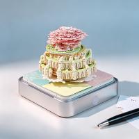 China DIY tear-away 3D art calendar With Custom Design And Creative Paper Sculpture for sale