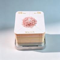 China DIY tear-away 3D art calendar With Custom Design And Creative Paper Sculpture for sale