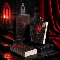 China Gothic Dark Art Monthly Calendar With Stand And Book-Style Gift Box Packaging for sale